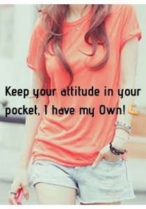 Best Attitude Status for Girls in English (Girly attitude quotes ...